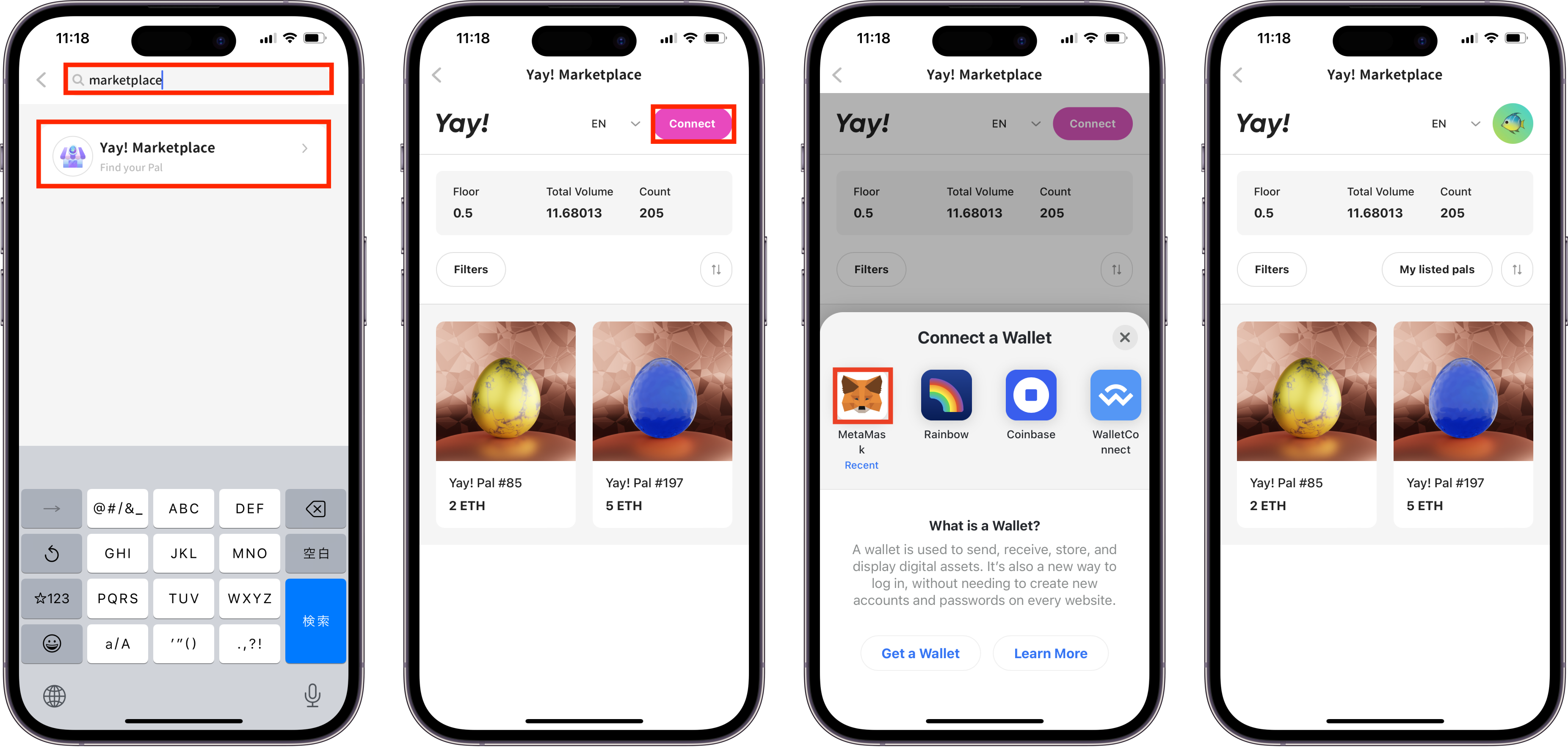 How to connect Yay! Marketplace and wallet – Yay! Help Center