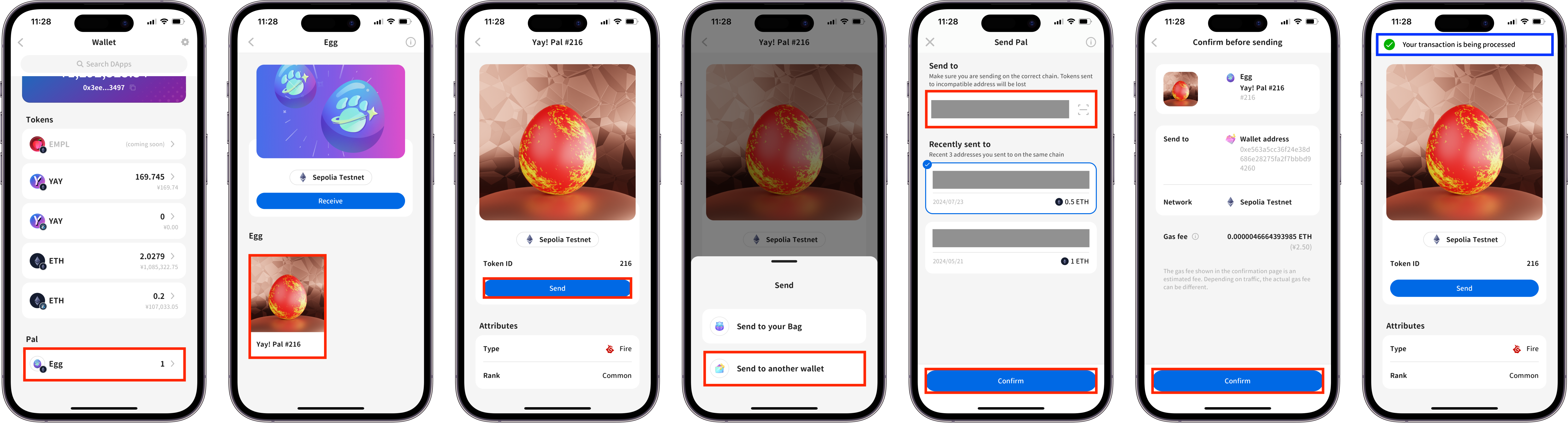 How to transfer Eggs from one wallet to another – Yay! Help Center